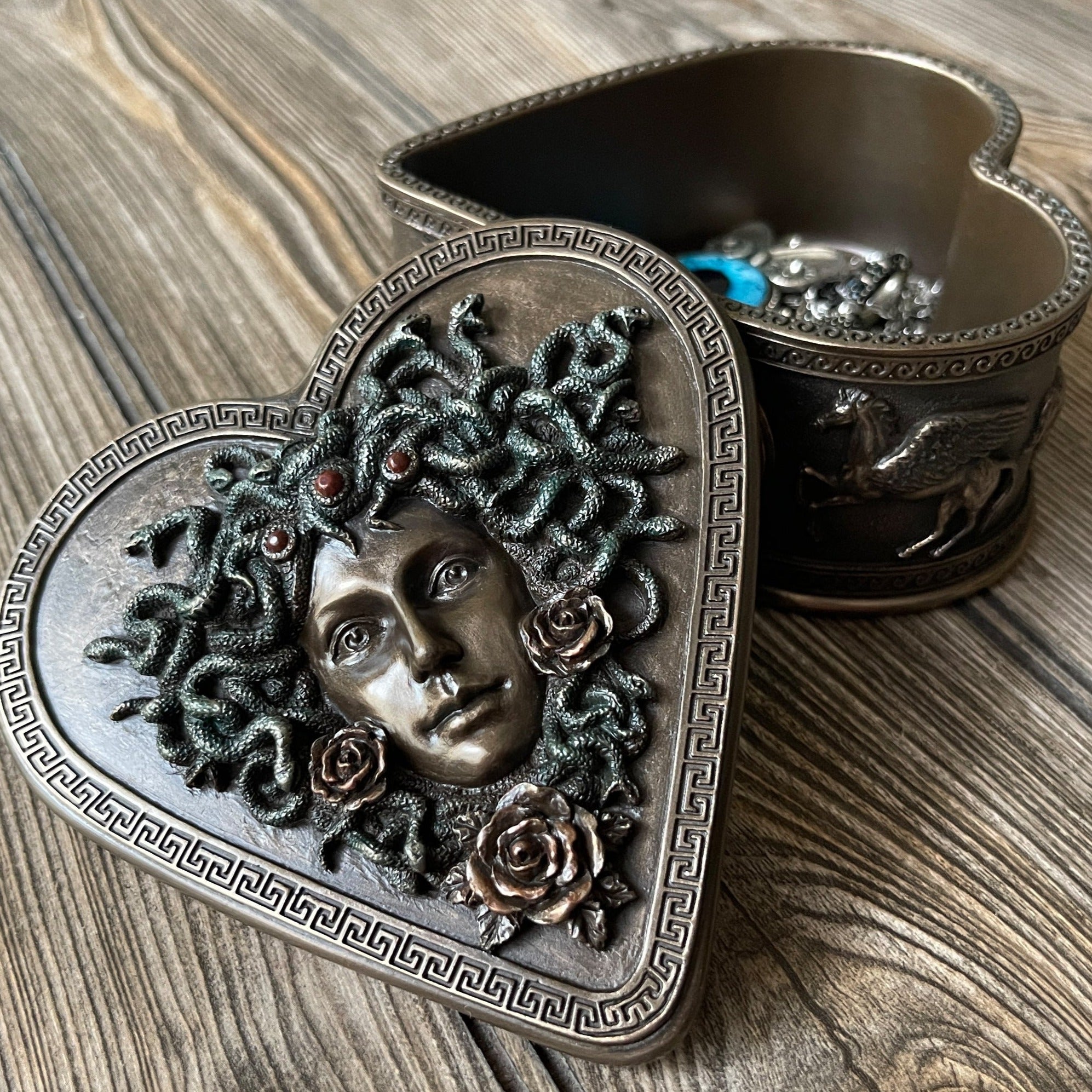 Greek Mythology Head Of Medusa Trinket Box | SHOPTELI